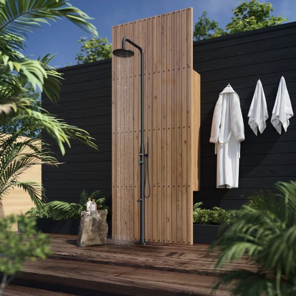 Pipeline Outdoor Shower System - 1065-MB - Pulse ShowerSpas Pipeline Outdoor Shower System - 1065-MB - Pulse ShowerSpas